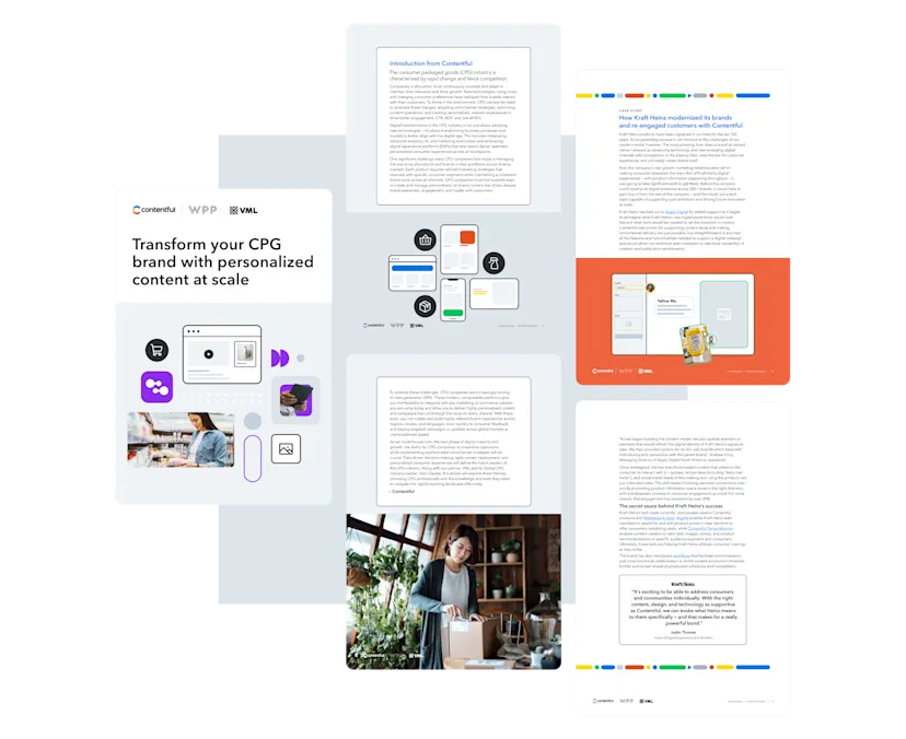 Contentful for CPG guide | Contentful
