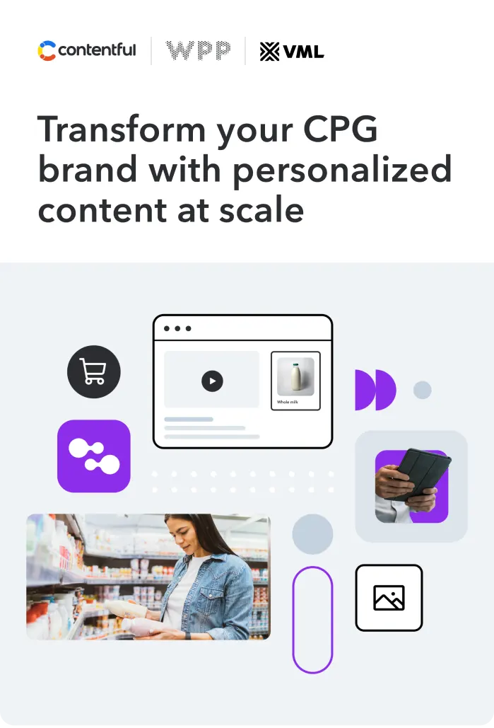 Content strategies for CPG | Contentful